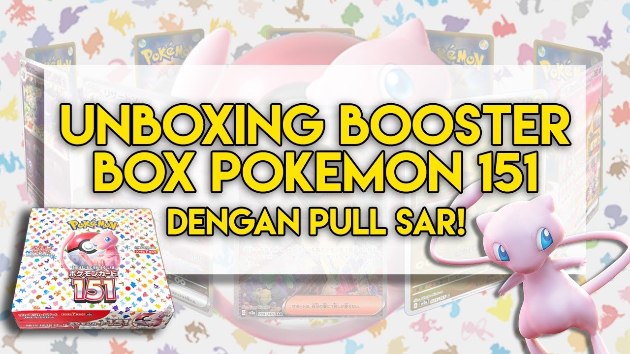 OPEN BOOSTER BOX POKEMON 151 - PULL SAR - YouTube