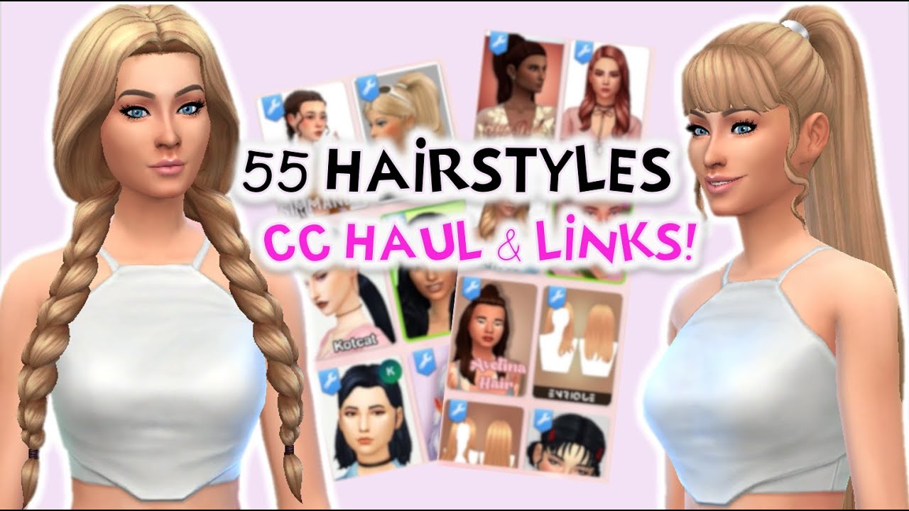 THE BEST MAXIS MATCH CC HAIRSTYLES 2020 | 55+ ITEMS!!! | Showcase ...
