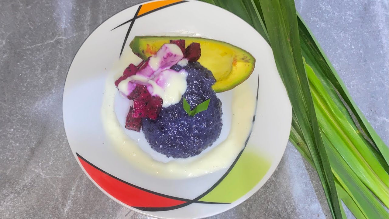 How to Make Avodragon Sticky Rice || Avocado and Dragon Fruit with ...