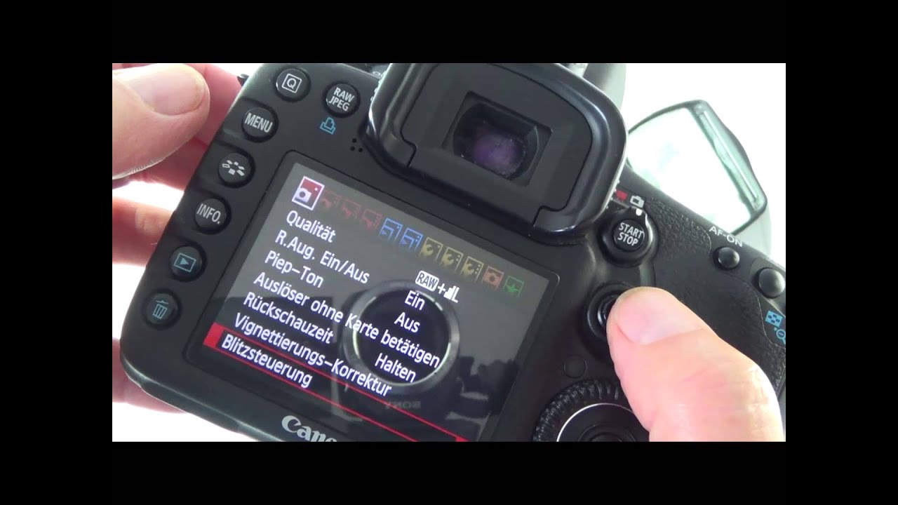 Blitzsteuerung durch den internen Kamerablitz der EOS 7D zwei externe ...