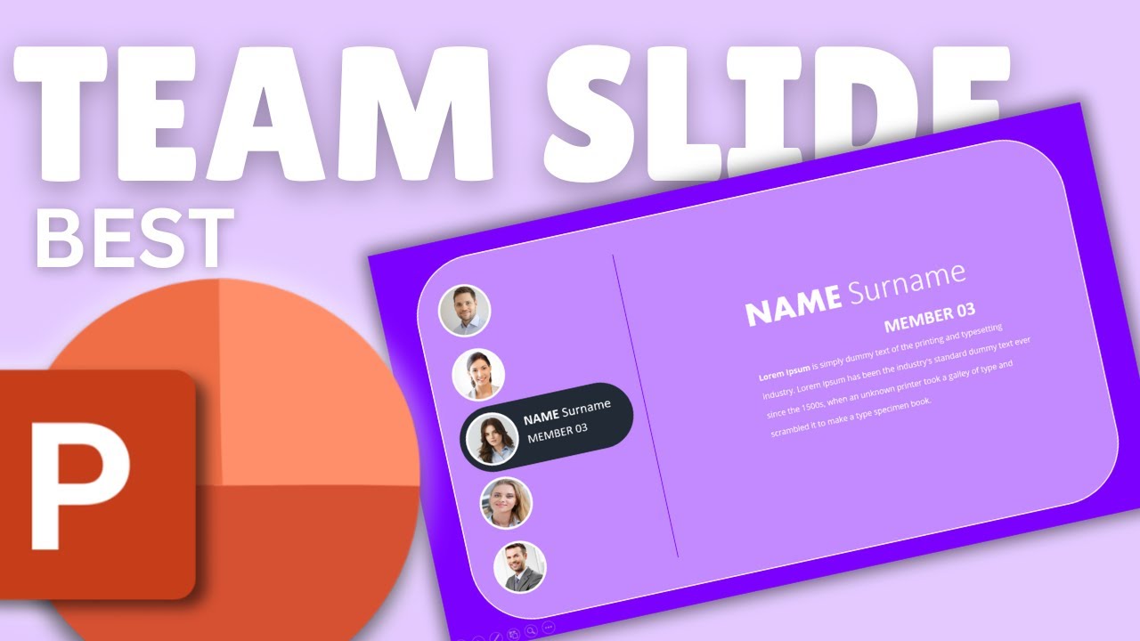 Animated Team Members Slides with Free Link to Download - YouTube