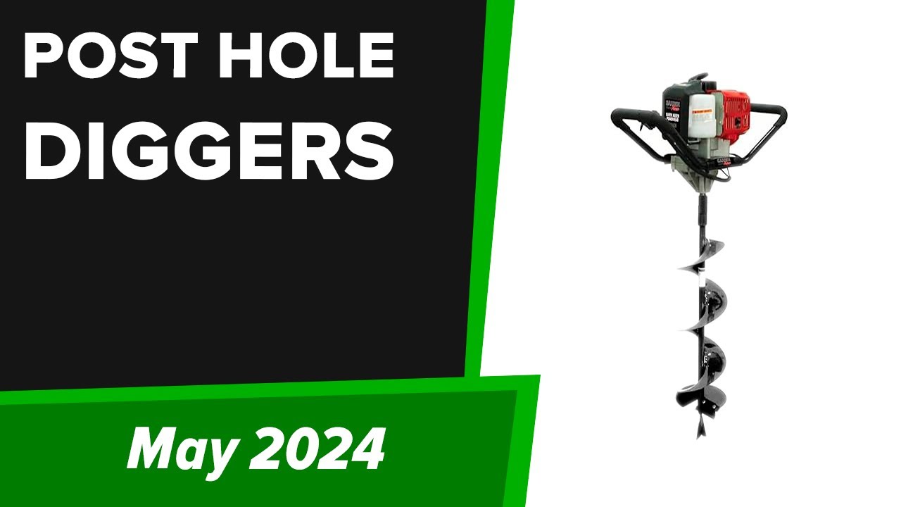 TOP-5. Best Post Hole Diggers (Gas, Electric, Cordless) 2024 - YouTube