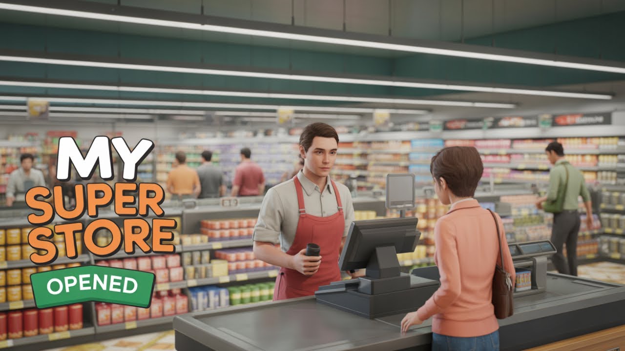Supermarket Simulator Secrets My FIRST DAY as a Shop Owner - YouTube