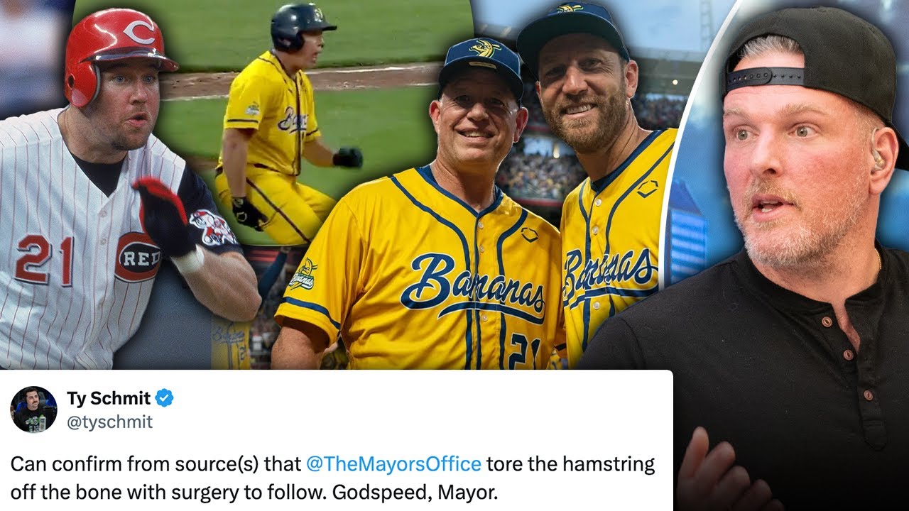 MLB Legend Sean Casey "Tore Hamstring Off The Bone" In Savannah Bananas ...