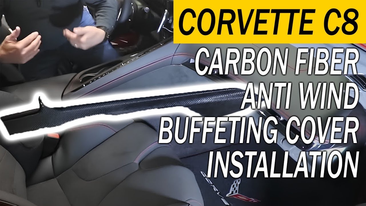 Corvette C8 Center Console Side Panel Trim Vent Cover Installation EOS ...