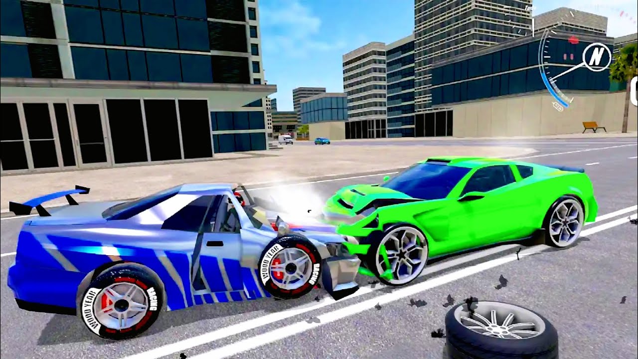 Jumping Cars Damage Test Game – Ultimate Car Jump #simulatorgames - YouTube