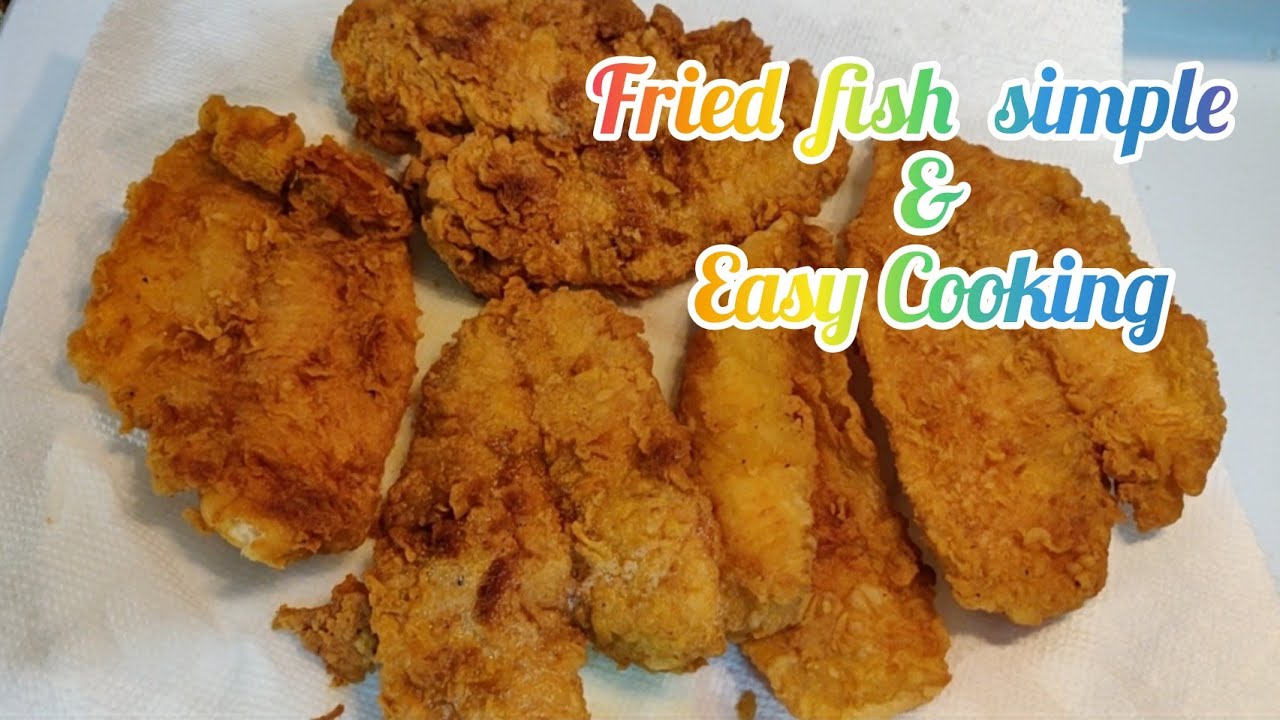 Fried fish simple & easy Cooking - YouTube