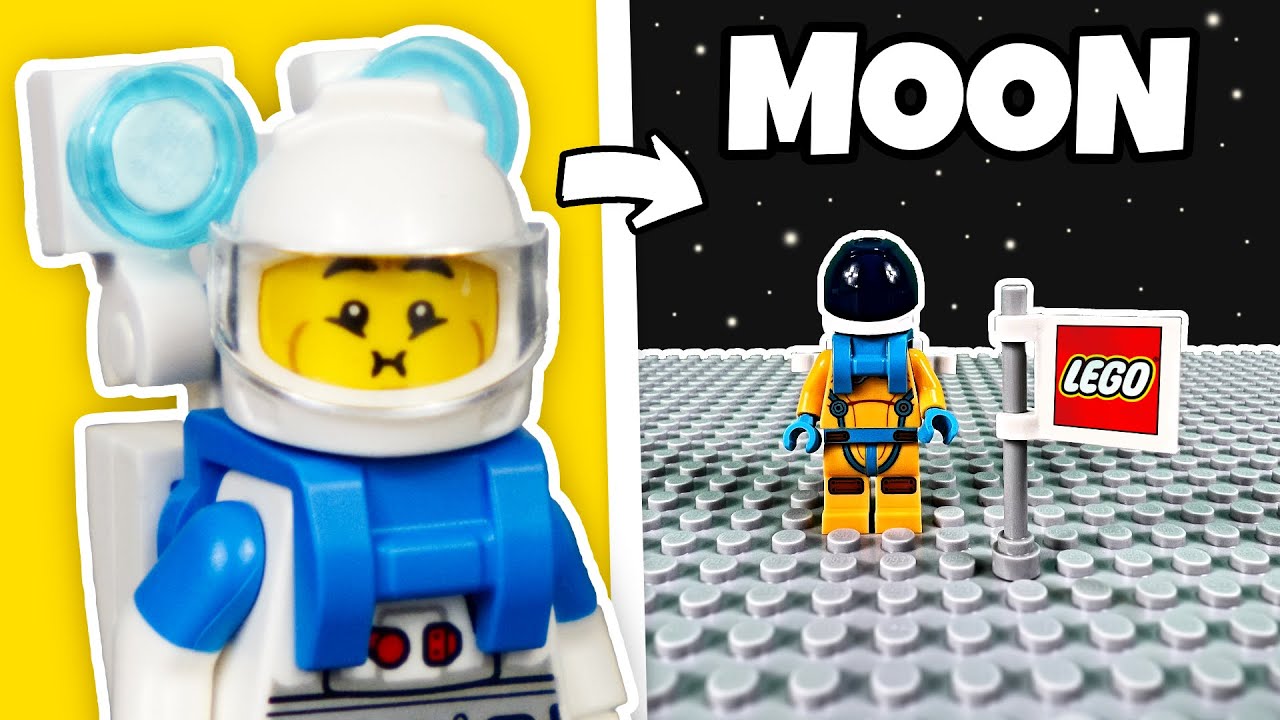 I explored THE MOON in LEGO! - YouTube