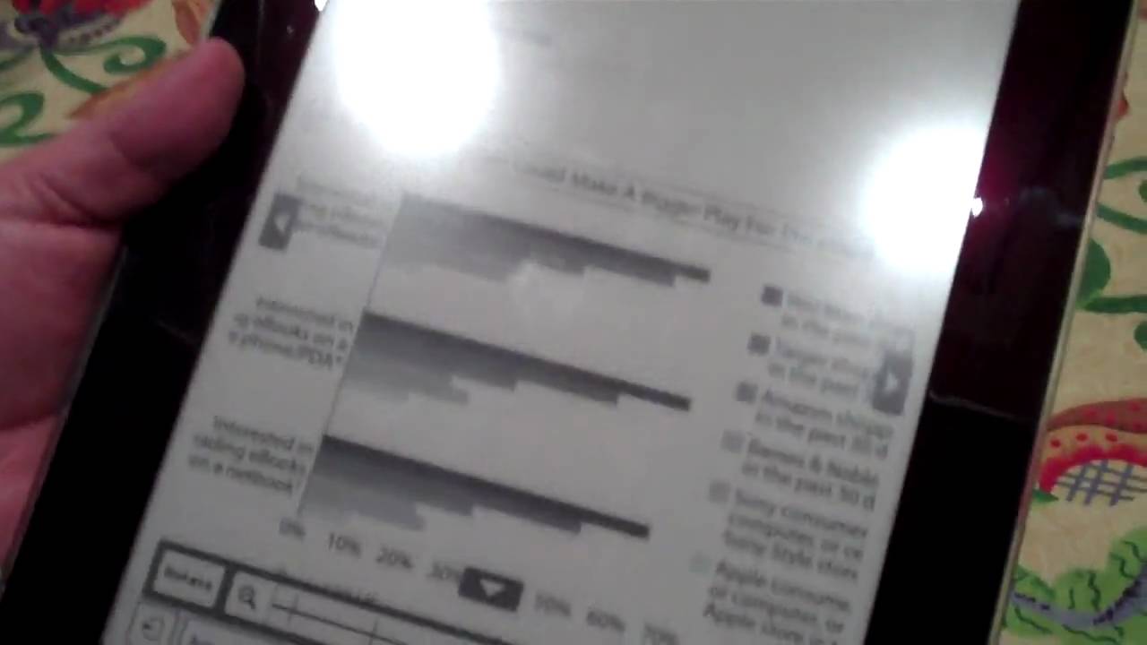 CES 2010: Plastic Logic Que ProReader e-book reader walkthrough - YouTube