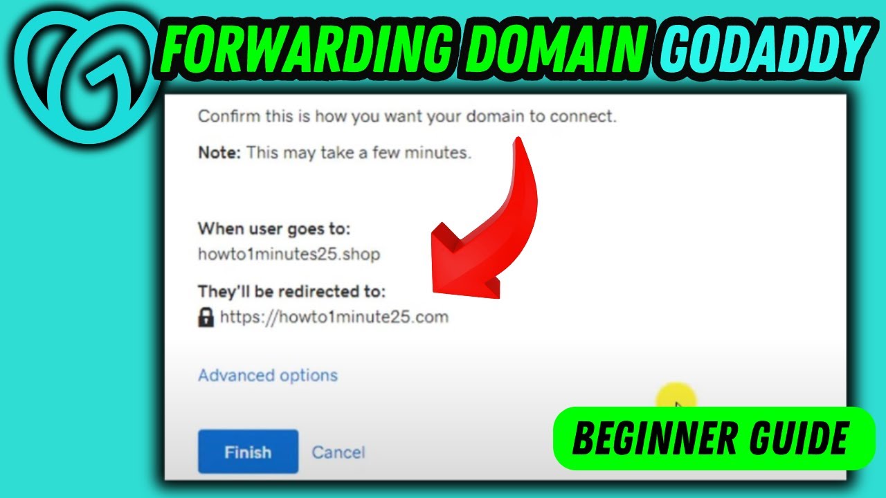 How to forward a godaddy domain to another website | Forwarding domain godaddy - YouTube