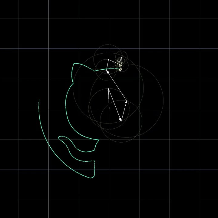 Rendering Github logo with Fourier Circles. - YouTube