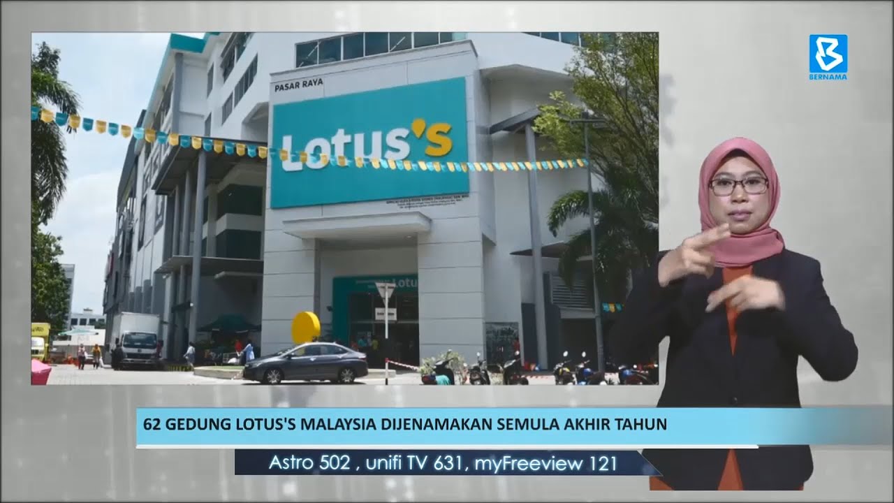 62 gedung Lotus's Store Malaysia dijenamakan semula akhir tahun - YouTube