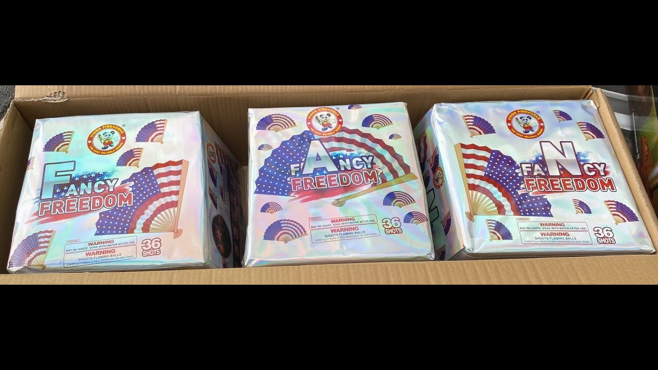 108 SHOT FANCY FREEDOM by WINDA FIREWORKS - YouTube