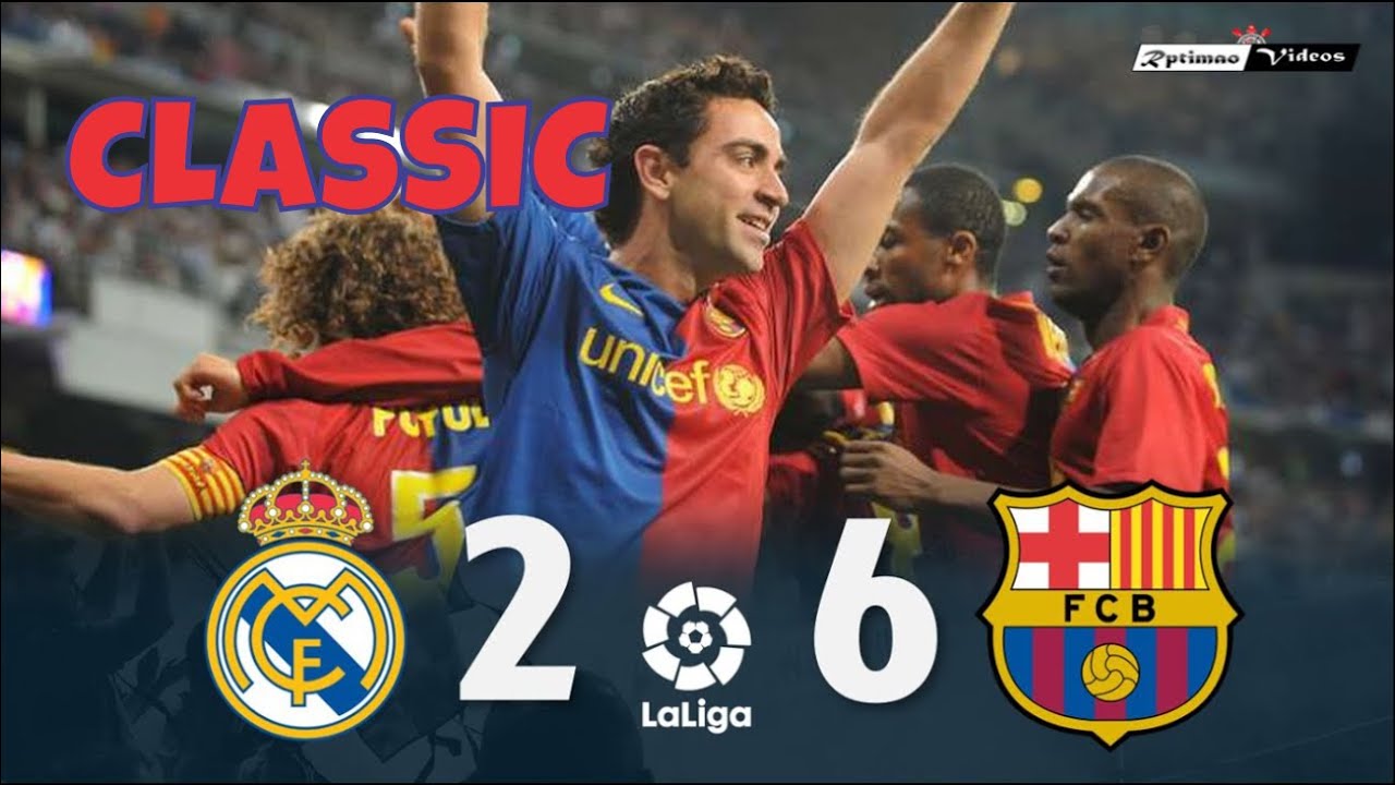 Classic Match Real Madrid Vs Barcelona 2-6 | LA Liga 2008/2009 - YouTube