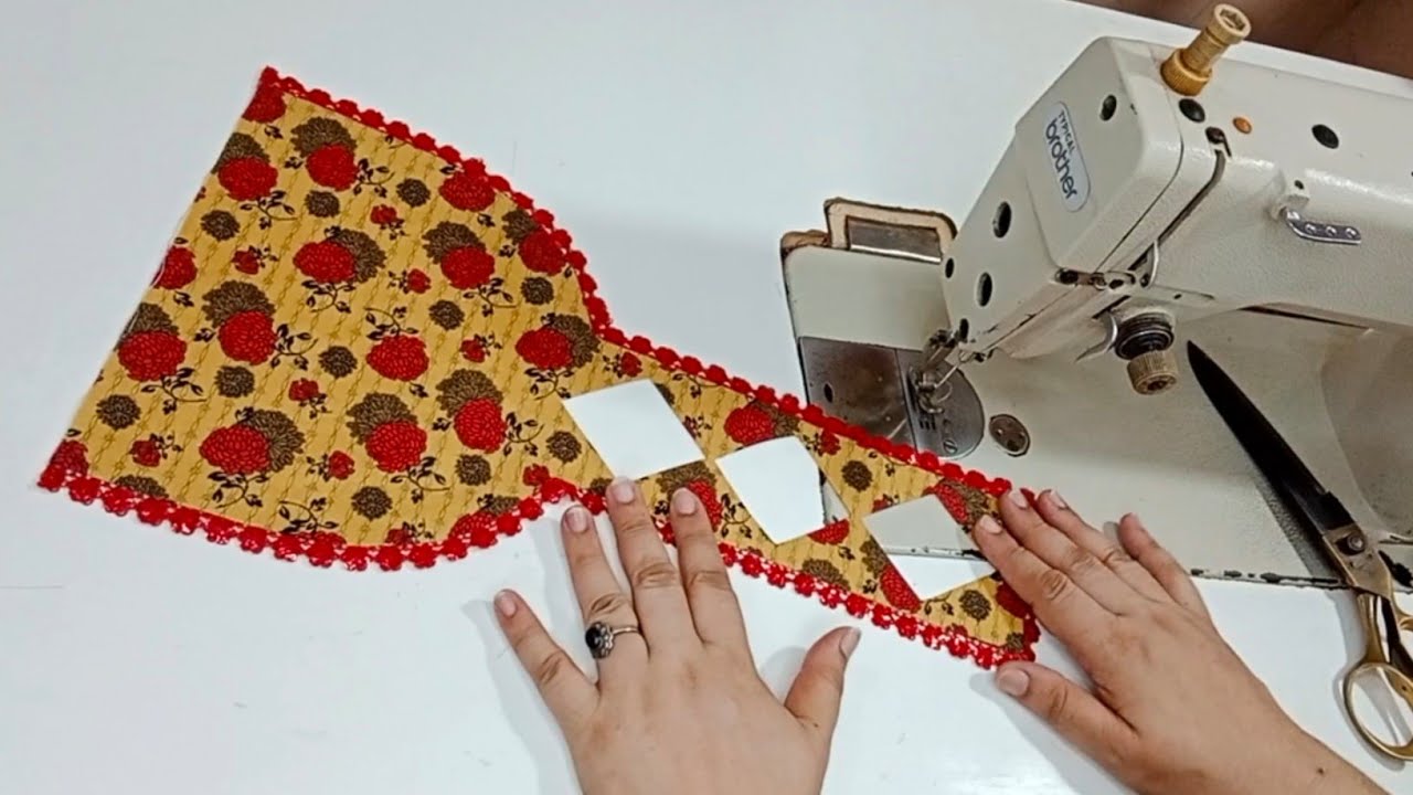 neck design cutting and stitching/gale ke design/neck design with lace ...