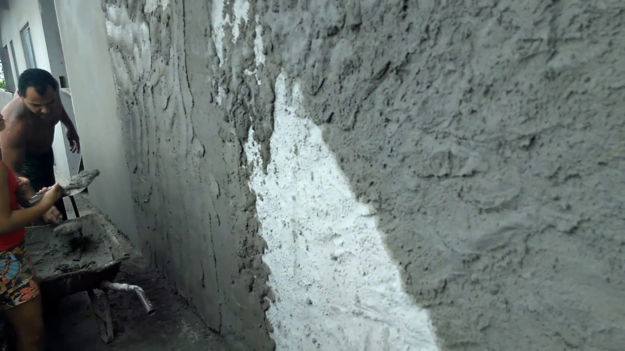 Como fazer reboco rápido com o tio Del - YouTube