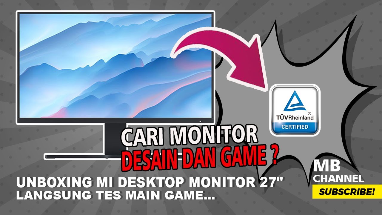 UNBOXING XIAOMI DESKTOP MONITOR 27 - YouTube