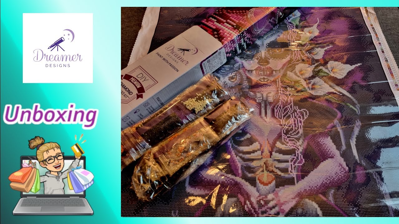 Diamond Painting / Unboxing / Dreamer Designs / #dreamerdesigns - YouTube