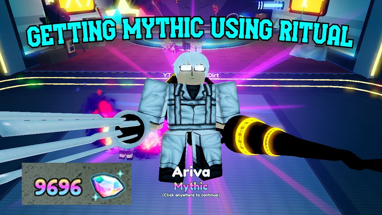 Getting Mythic Using Ritual | Roblox Anime Adventure - YouTube
