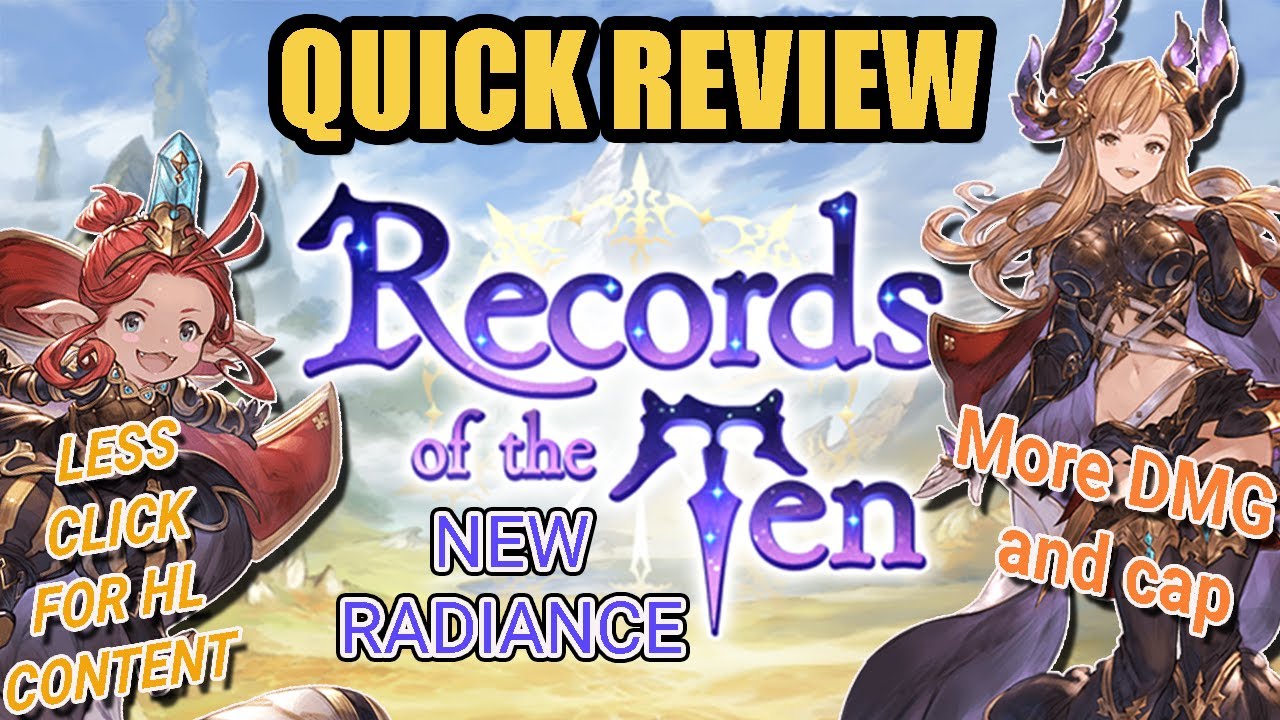 【Granblue Fantasy】Quick Review Record of the Ten and Radiance Upgrade ...