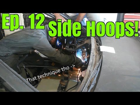 Project 240 - Le Drift Car II | Ep. 12 - Side Hoops | FD Spec Cage Build