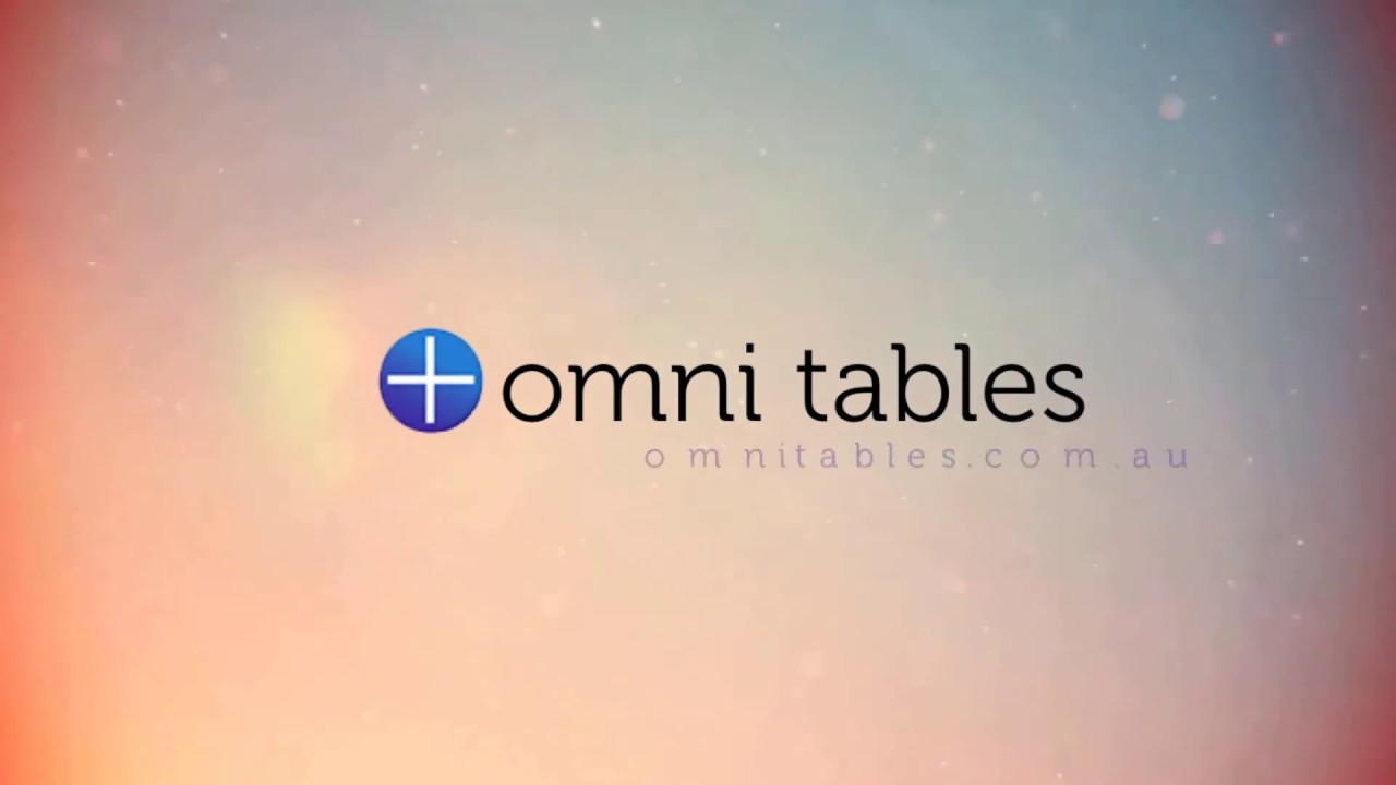 Omni Tables Australia - How to Clean your Omni - YouTube