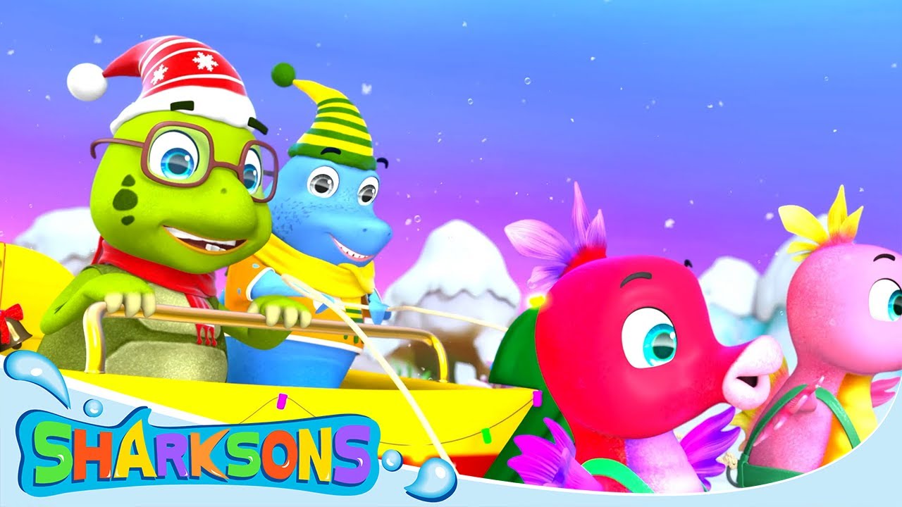 Jingle Bells | The Sharksons - Songs for Kids | Nursery Rhymes & Kids ...