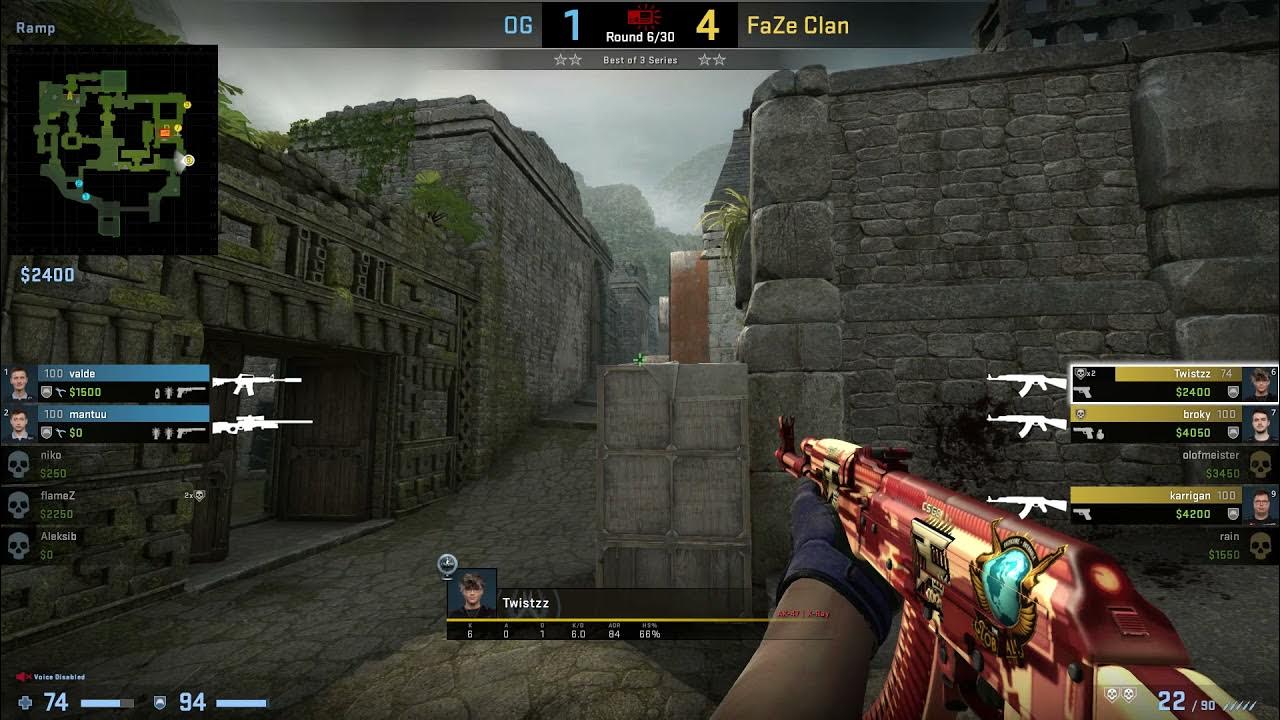 CS:GO POV Demo FaZe Twistzz (26/12) vs OG (de_ancient) - YouTube