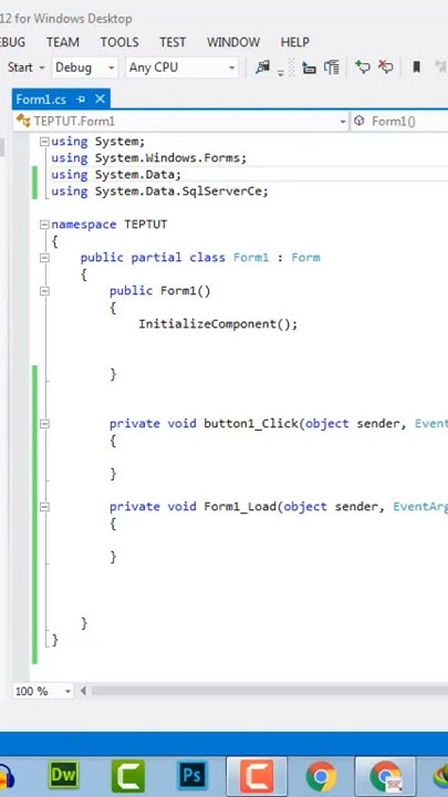 116 - How To Add DataBase in C# Windows Form - YouTube
