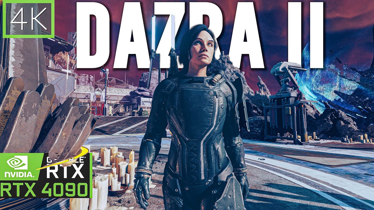 4K Walking in Dazra City Starfield Shattered Space expansion RTX 4090 ...