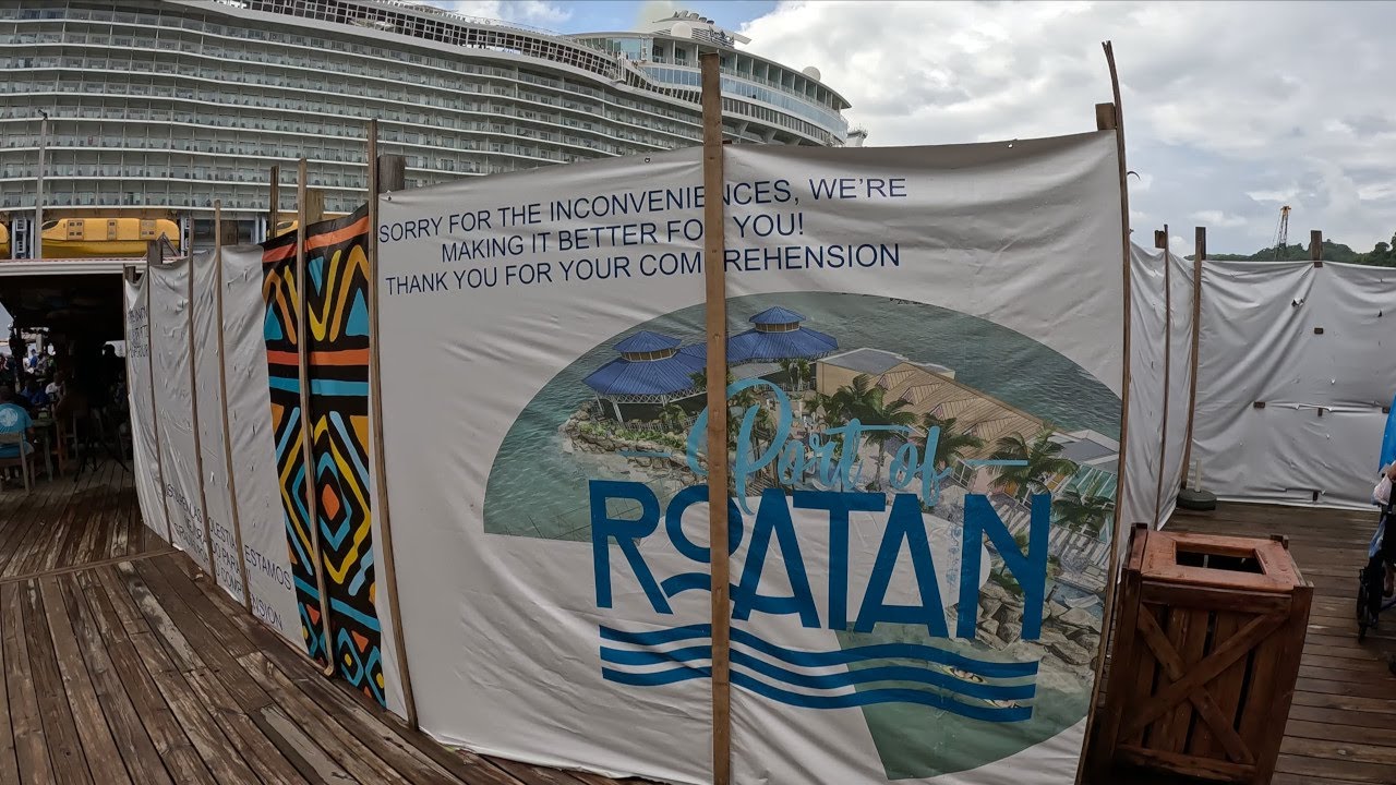 Roatan Port Construction Update 12/23 - YouTube