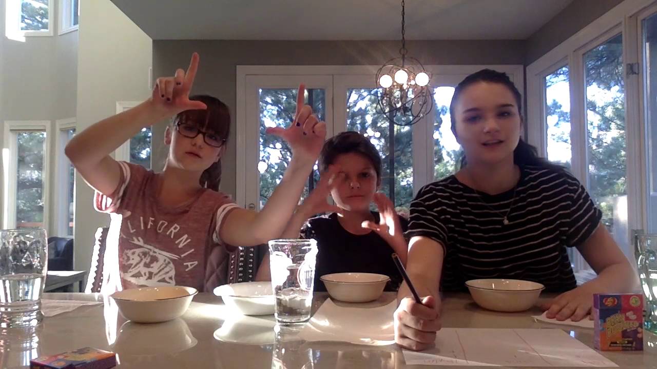 FAILED Bean Boozled challenge w/ Addy and Bella! - YouTube