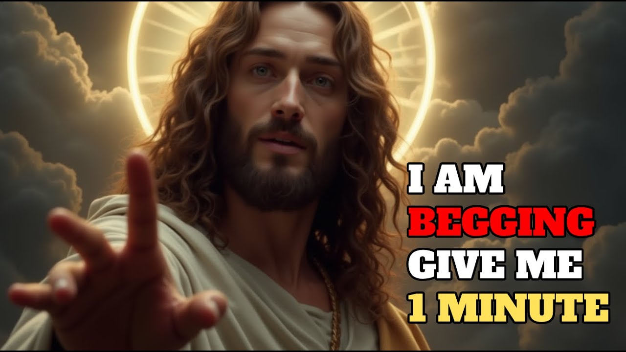 IAM BEGGING GIVE ME 1 MINUTE || GOD'S SAYS || GODS MESSAGE #godmessage ...