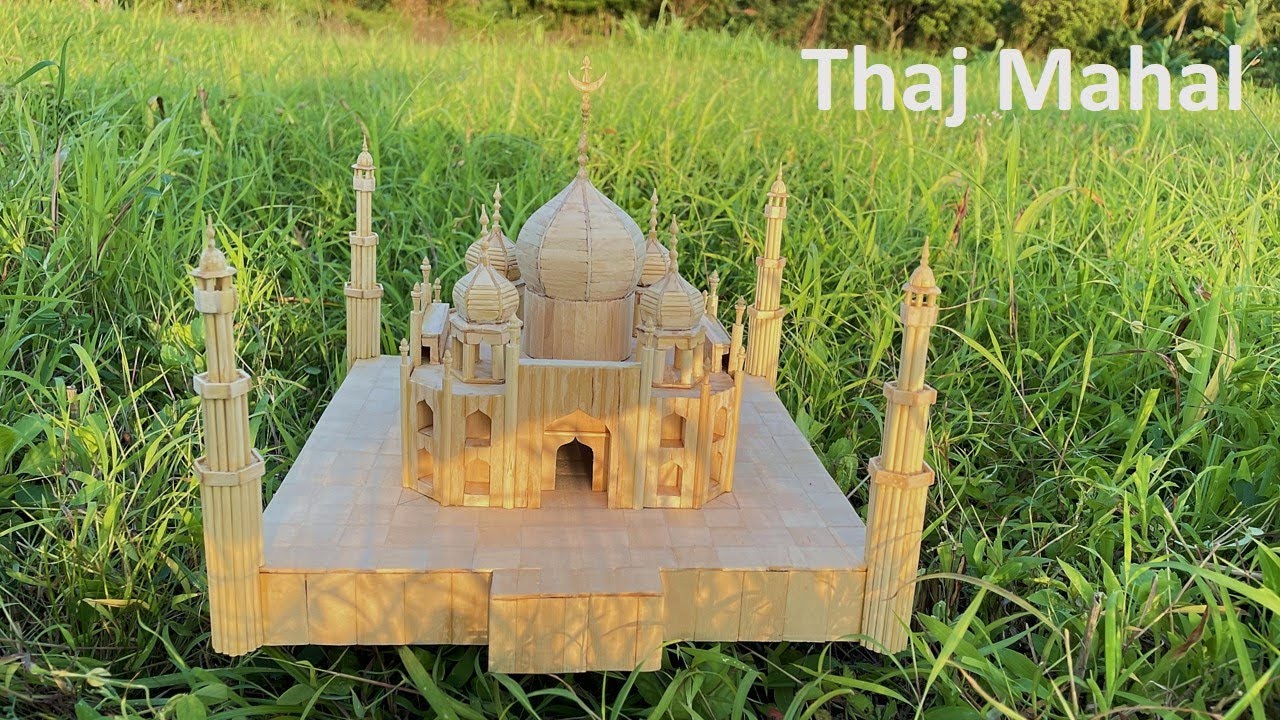 #tajmahal Part 3 Wooden Taj Mahal | Miniature Wooden Taj Mahal | How to ...