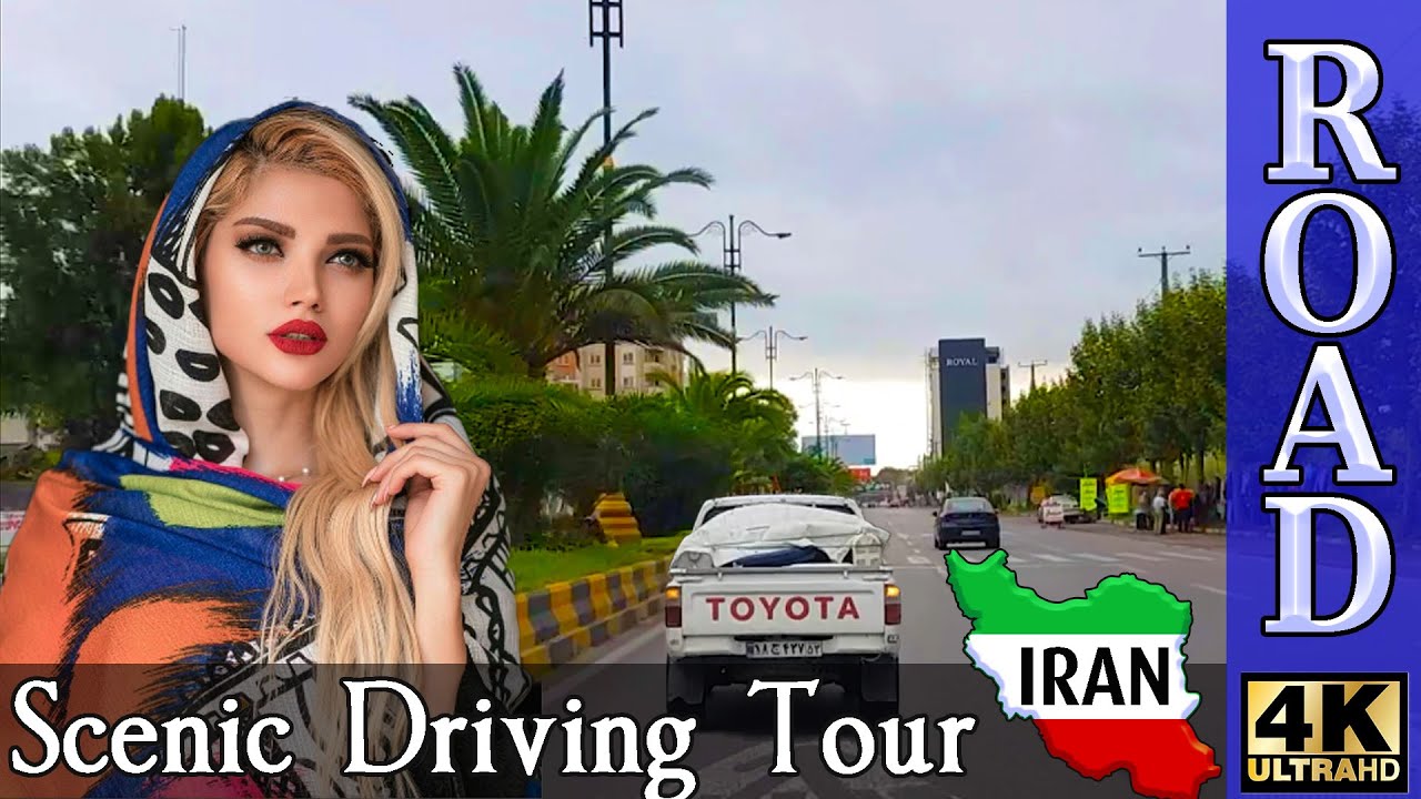 Driving IRAN Mazandaran tour 4k scenic driving video of North IRAN 2022 ...