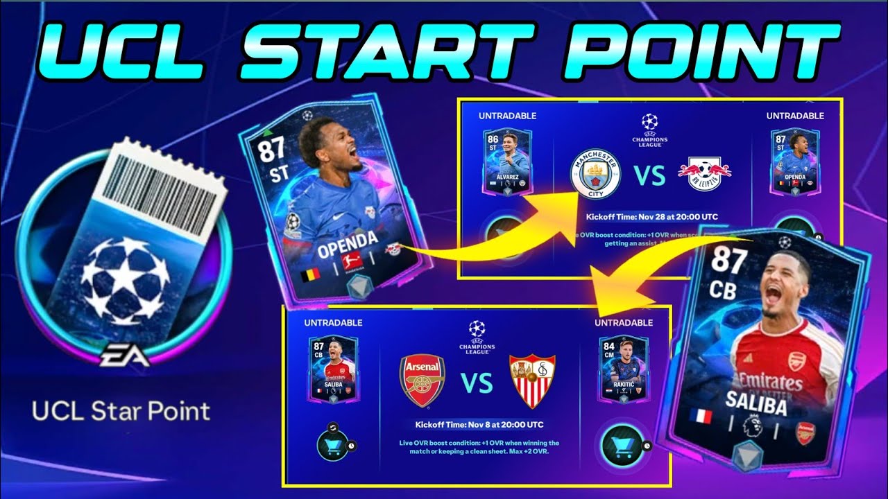 HOW TO GET AND USE UCL STAR POINTS COMPLETE UCL WEEKLY QUESTS START CHALLENGE MODE IN EA FC ...