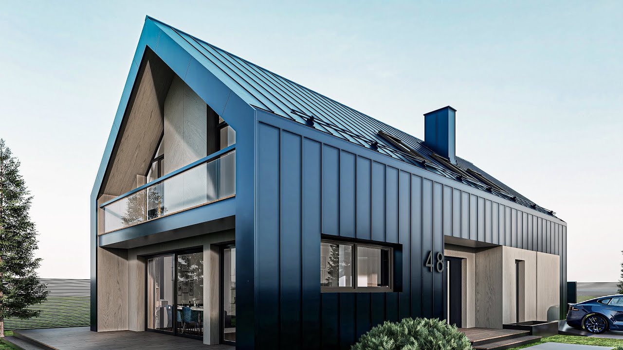 AMAZING Small BARN House with 3 Bedrooms in a Charming Blue Color ...