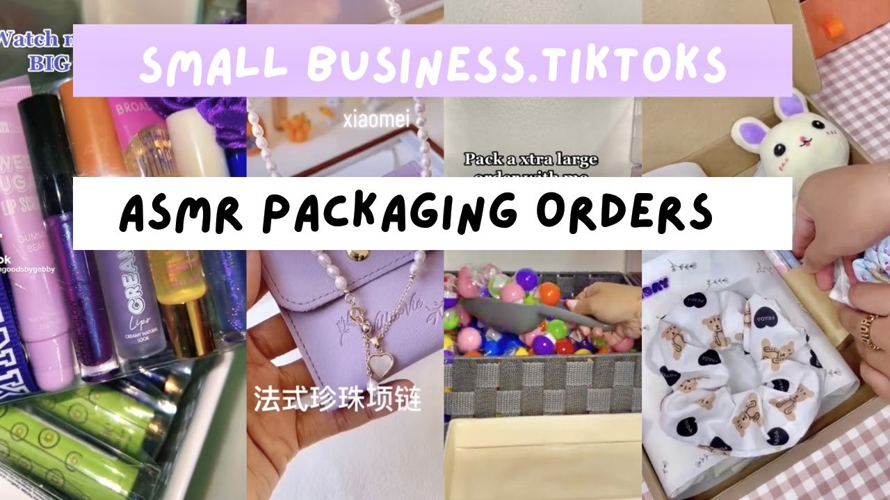 Asmr Packaging Orders!🤍Part:17 | Smallbusiness.tiktoks #smallbusiness # ...