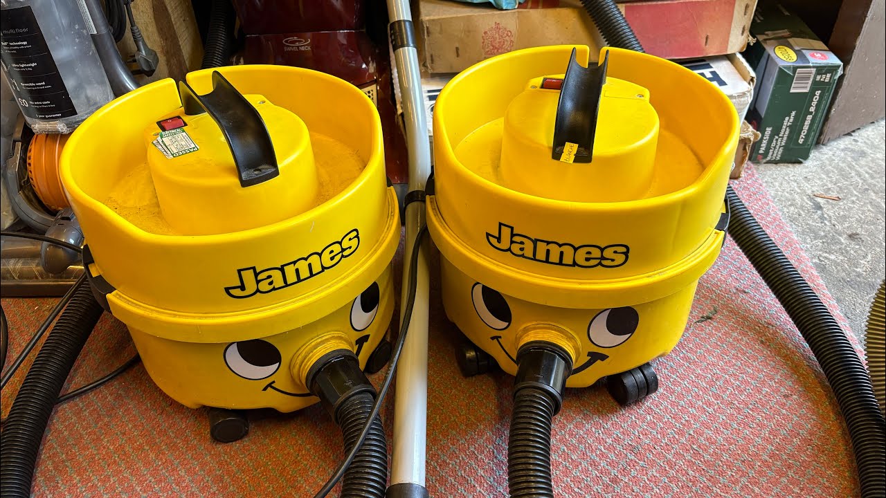 Auction Buy Numatic James Yellow Vacuum Cleaners Henry hoover - YouTube