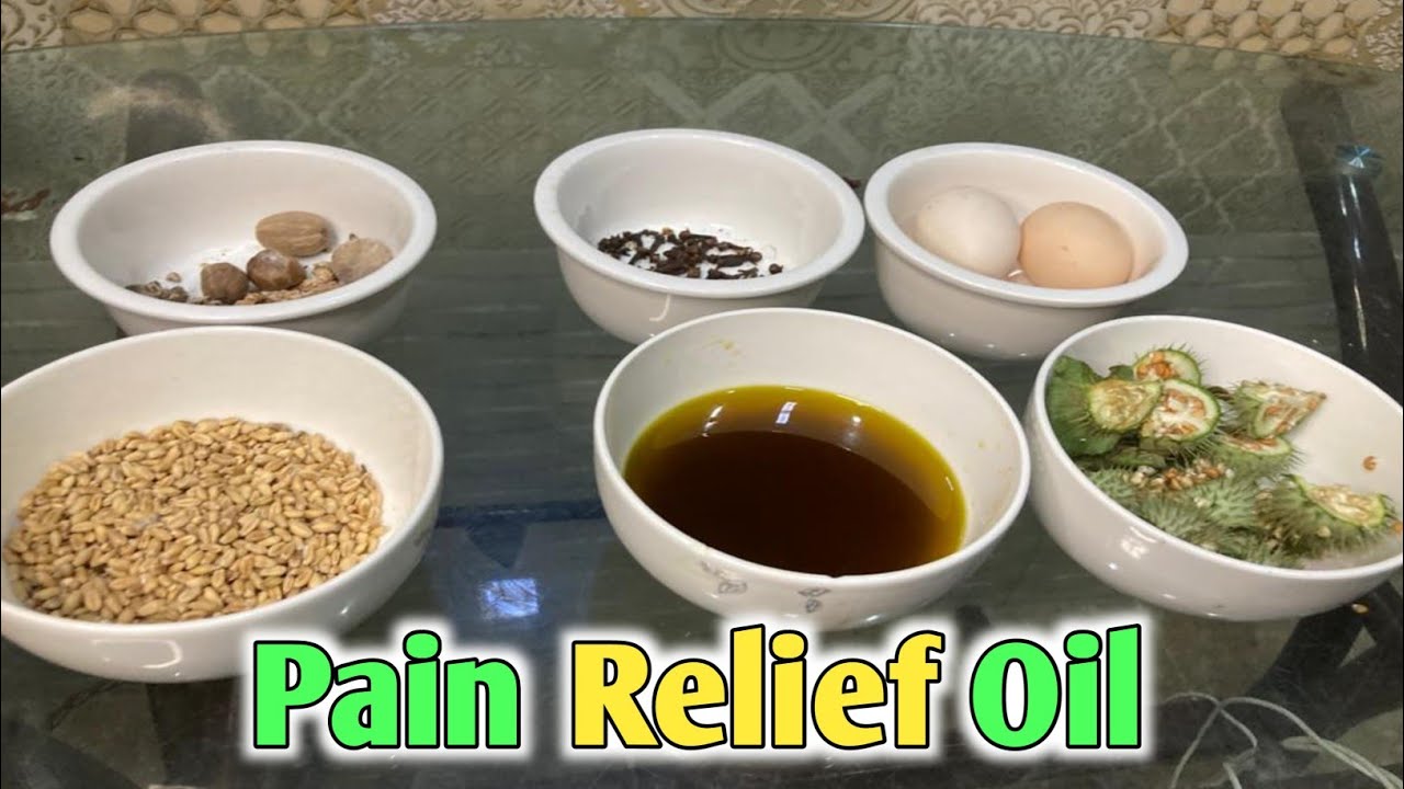 homemade oil for pain relief | pain relief oil at home - YouTube