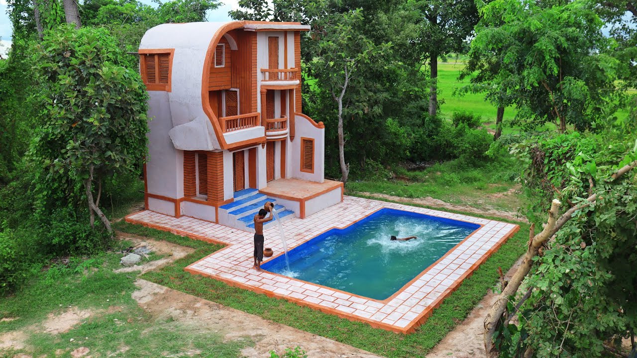 Build Creative Beautiful Underground Swimming Pool Park Design In ...