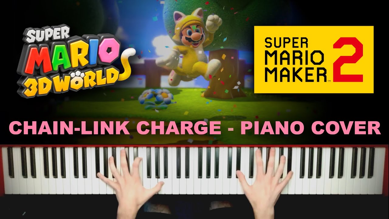 Chain-Link Charge from Super Mario 3D World | Piano Cover - YouTube