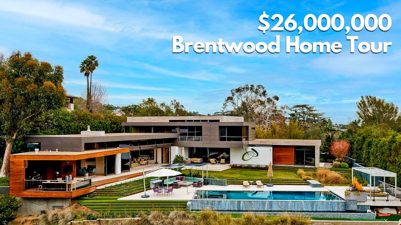 Inside a STAGGERING $26M Brentwood Luxury Property | Los Angeles Home ...