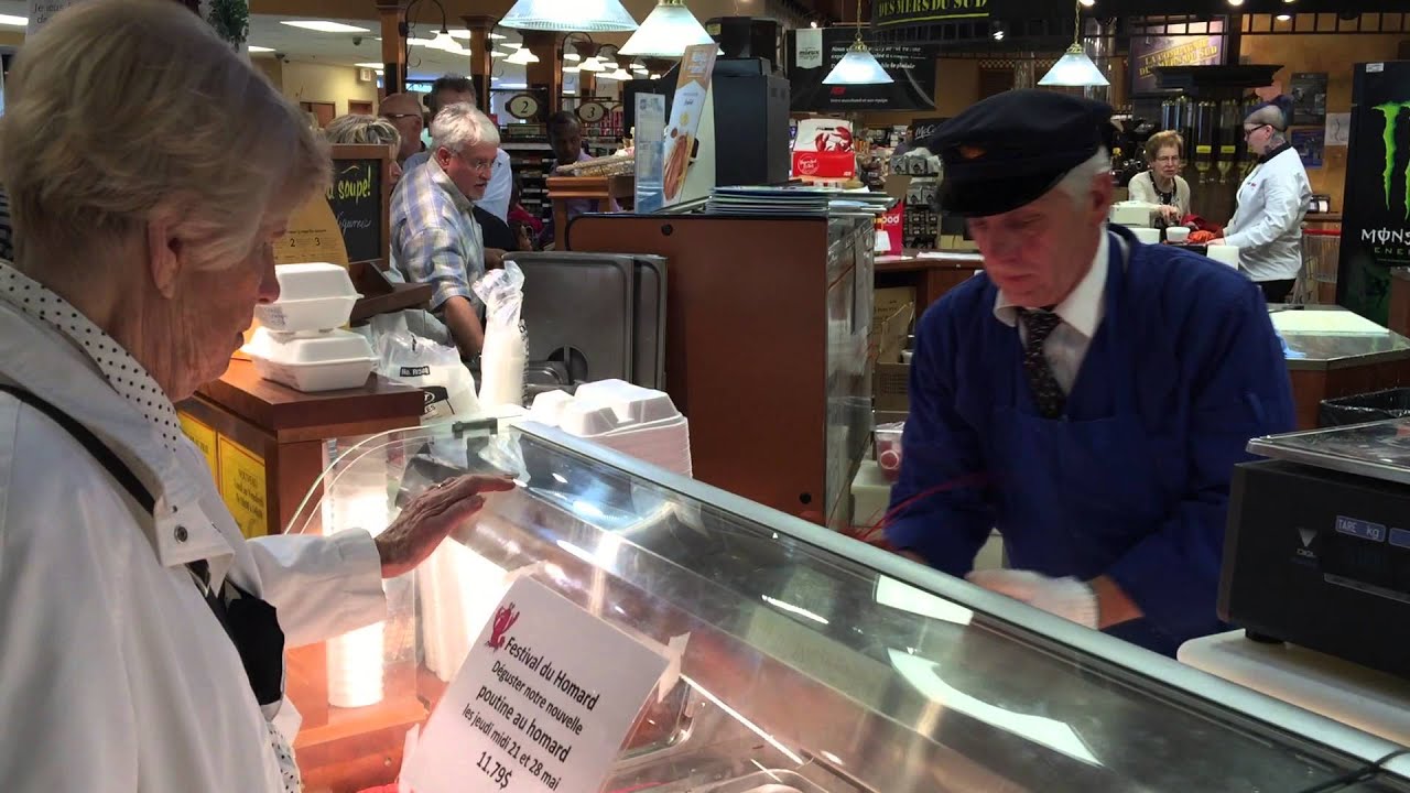 Du homard prêt à manger chez votre épicier IGA des Sources - YouTube