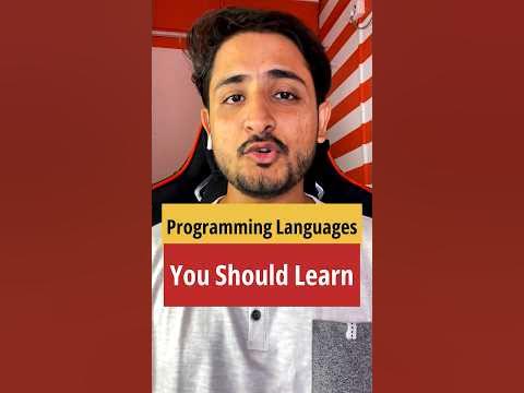 Programming Languages You Should Learn 🔥 #shorts - YouTube