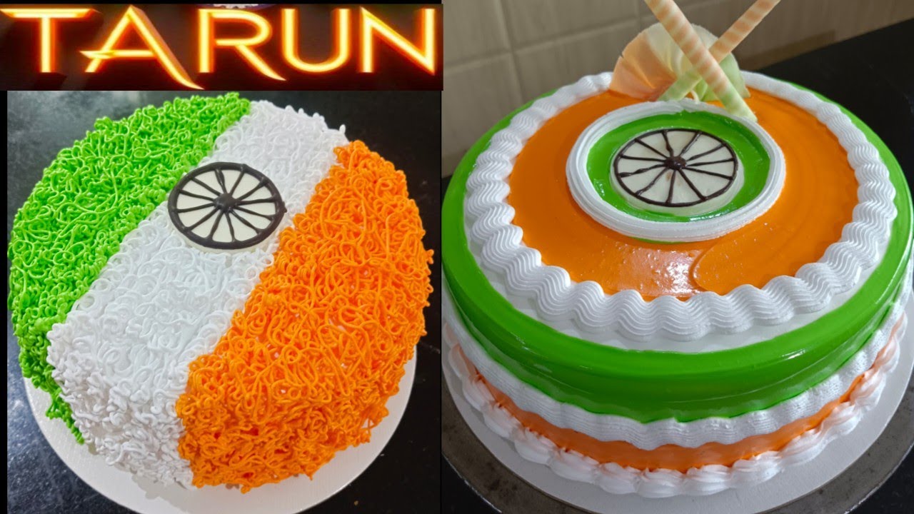India flag cake 15 August special cake design/independence day theme ...