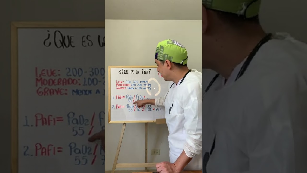 ¿Como calcular la pafi? #enfermeria #tendencias #medicos #medicina # ...