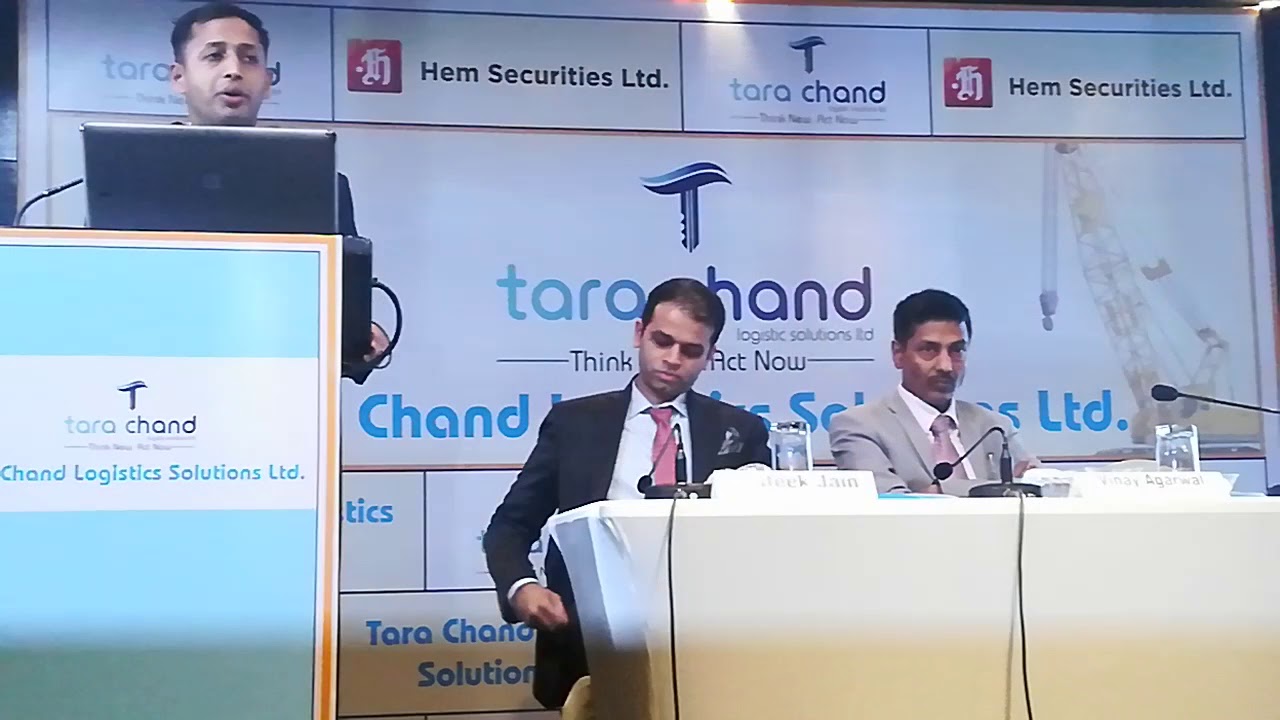 IPO of Tara Chand Logistic Solutions Ltd. Opens On March 13, 2018 - YouTube