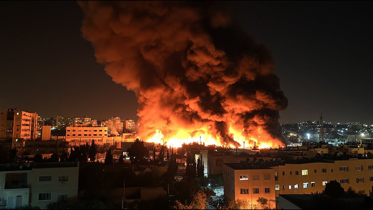 15 minutes ago! Israeli Government building destroyed by Iranian Shahab ...