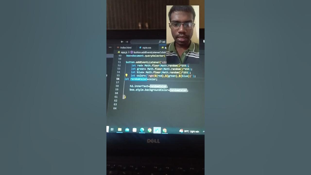 Web Development Challenge Day 75; Part 1: Generate Random Color - YouTube